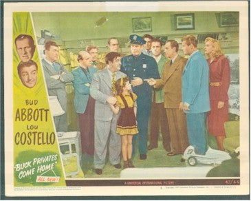 Abbott & Costello Buck Privates Come Home - lobby card - 1947 – CVTreasures