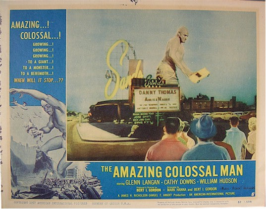 Amazing Colossal Man Sci Fi Movie Poster Classic Lobby Card – CVTreasures