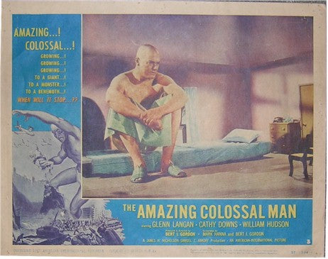 Amazing Colossal Man Sci Fi Movie Poster Original lobby card – CVTreasures
