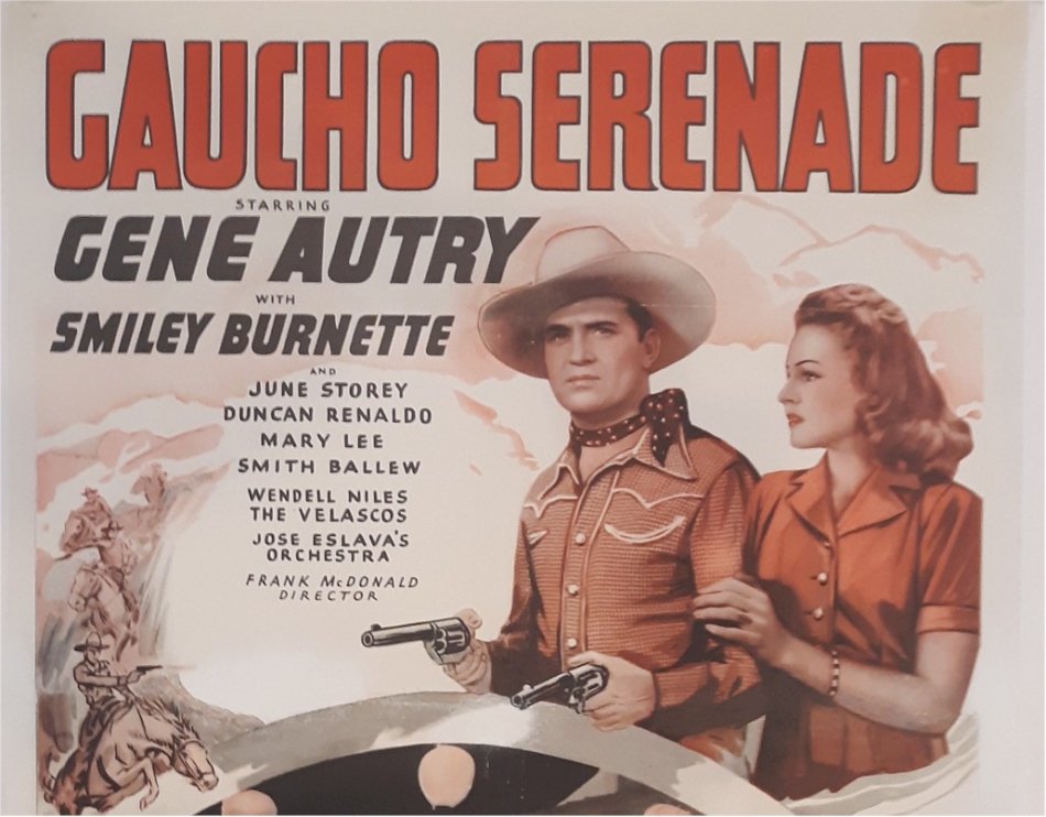 Gaucho Serenade Vintage Western Movie Poster Gene Autry – CVTreasures