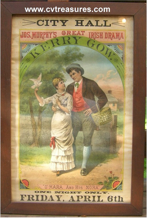 Kerry Gow Vintage 1890's Theater Poster – CVTreasures