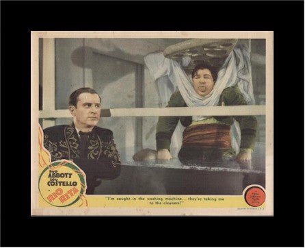 Abbott & Costello Rio Rita - TWO original lobby cards - 1942 – CVTreasures