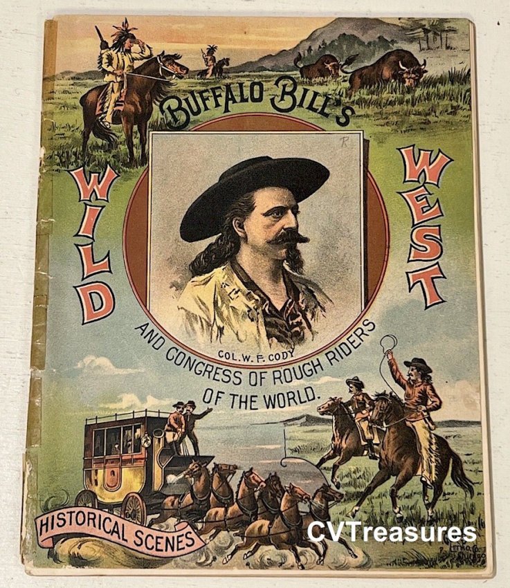 Buffalo Bill Cody Antique Official Wild West Show Program 1893 C Histo ...