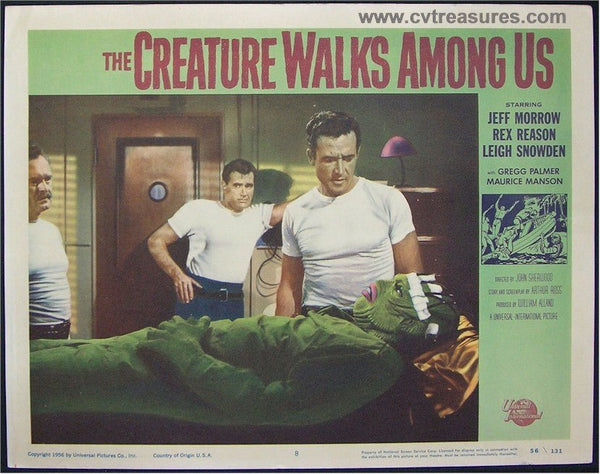 Creature Walks Among Us Original Vintage Lobby Card Movie Poster ...