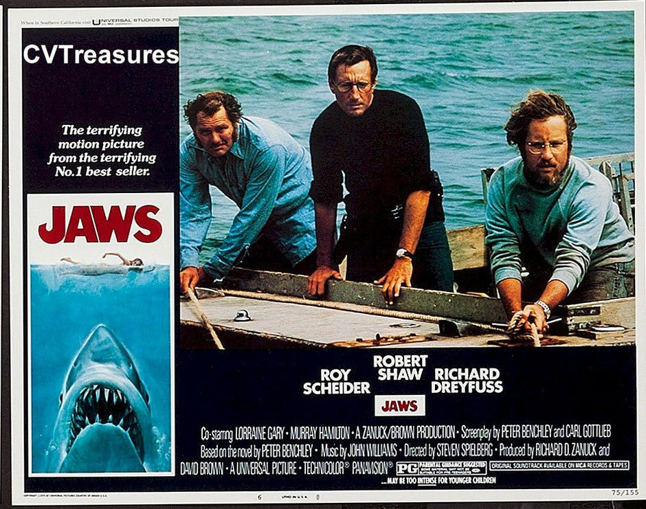 Jaws Vintage Movie Posters For Sale – CVTreasures
