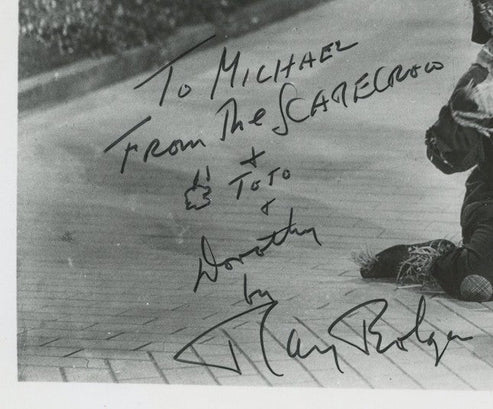 Ray Bolger Rare Autographed Signed "Wizard of OZ" Photo – CVTreasures